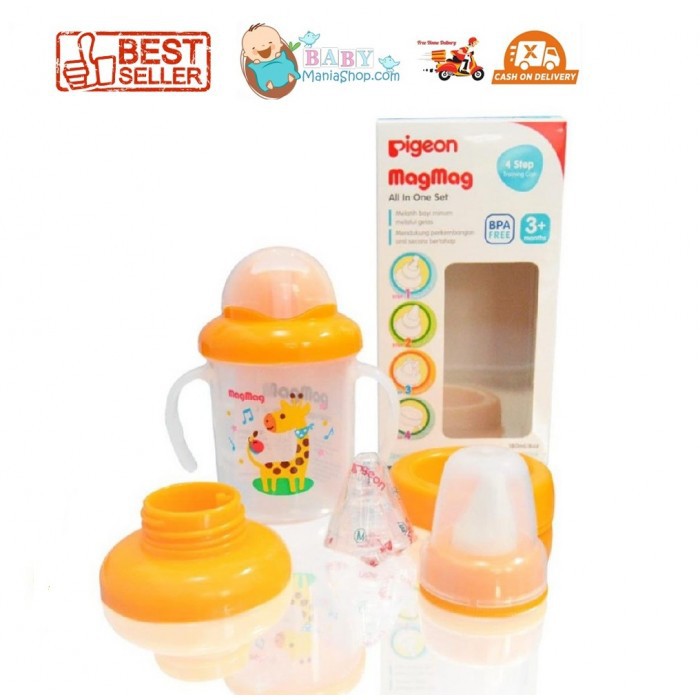 Jual Pigeon Mag-Mag All In One Set Pigeon Magmag Step 1-4 Training Cup ...