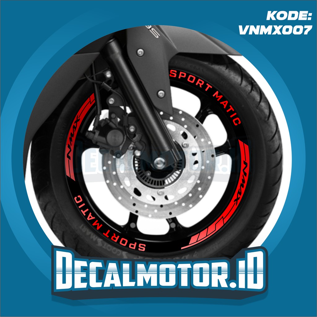 Jual Stiker velg nmax yamaha custom racing Lis velg yamaha Nmax sticker ...