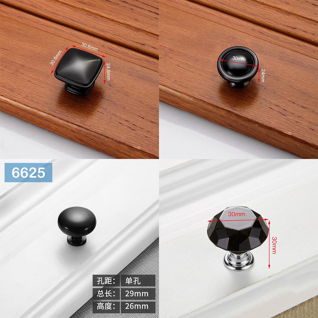 Jual Handle laci pintu furniture modern minimalis warna hitam | Shopee ...