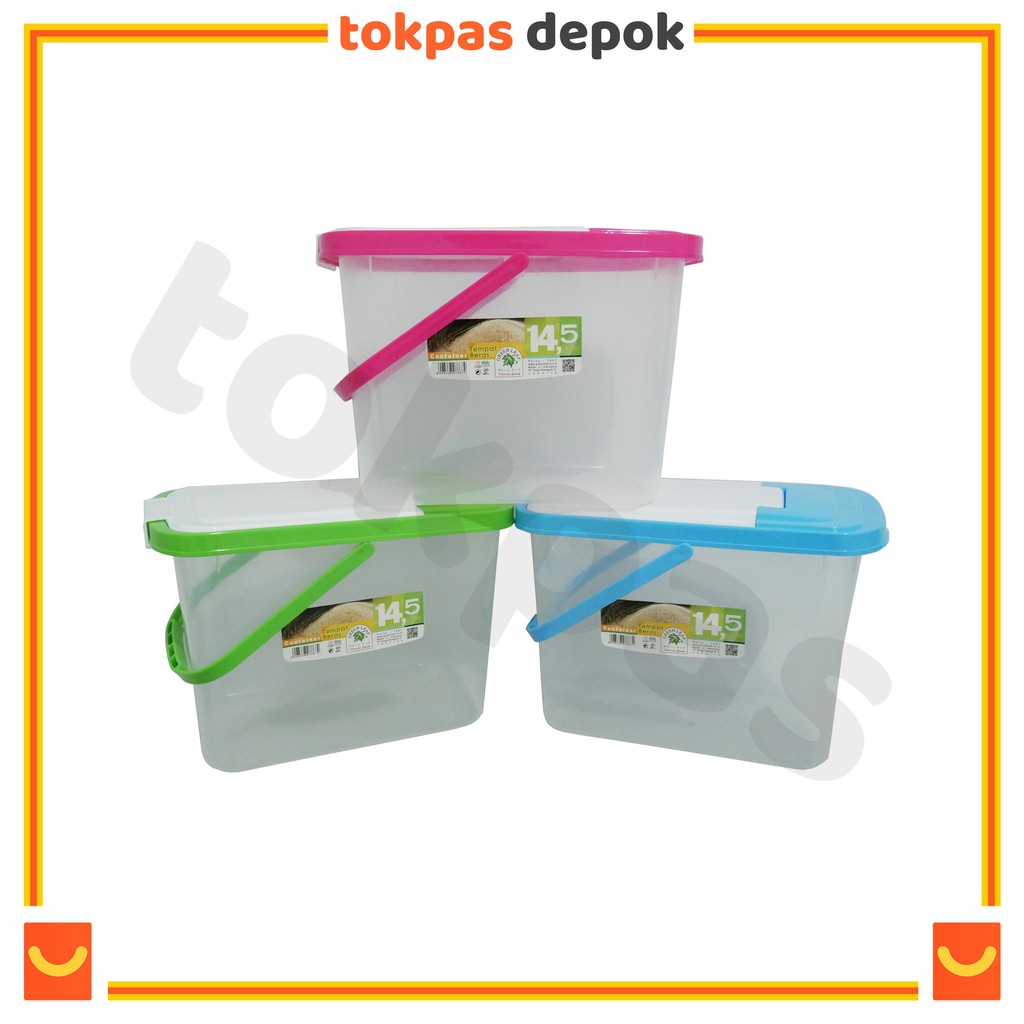 Jual Container Kotak Tempat Beras Reiss 14,5 Liter Tempat Menyimpan ...