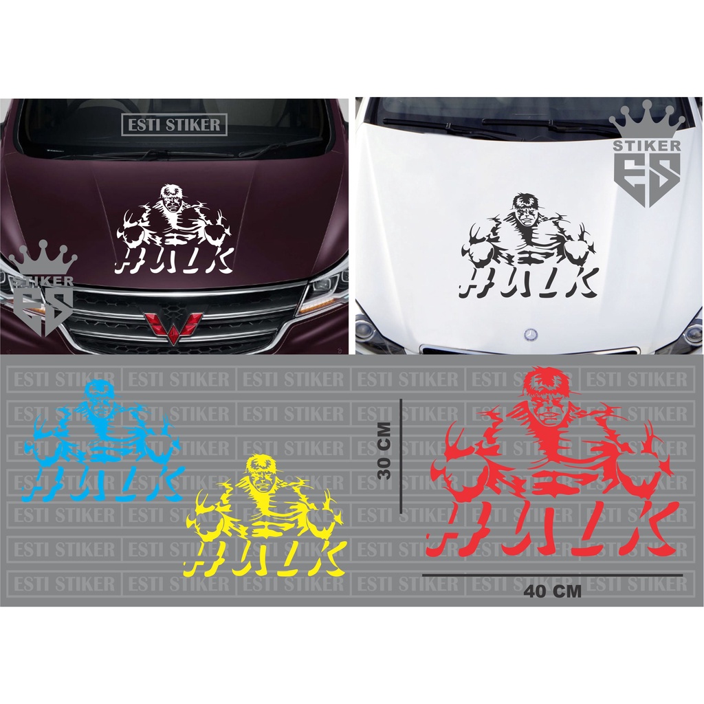 Jual STIKER KACA MOBIL DAN BODY MOBIL HULK 01 | Shopee Indonesia