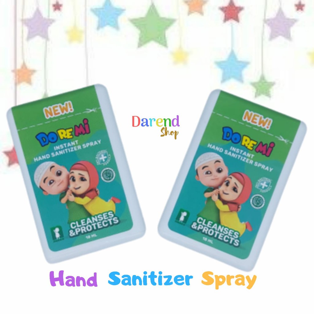 Jual Doremi Nussa Instant Hand Sanitizer anak Spray 18 ml | Shopee ...