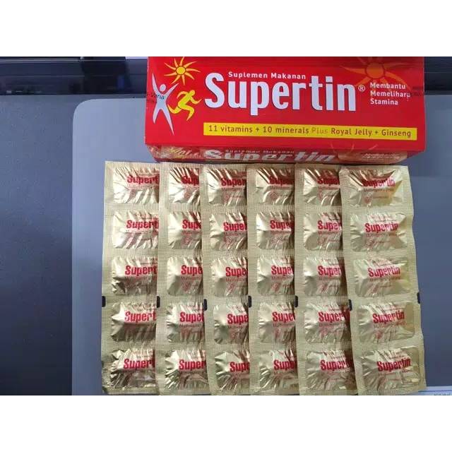 Jual SUPERTIN MULTIVITAMIN ISI 30 ( 6 STRIP ) | Shopee Indonesia