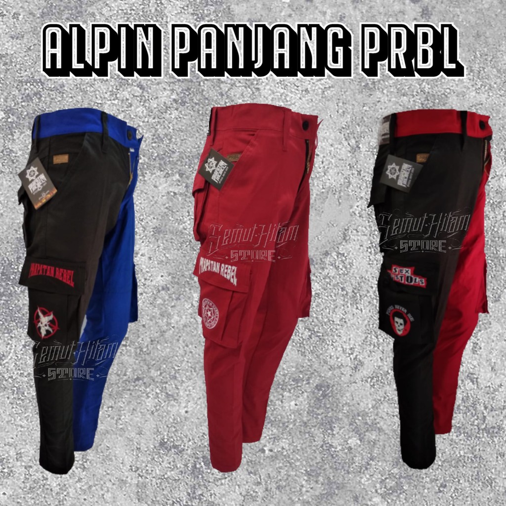 Jual Prapatan Rebel Celana Cargo Panjang Kempol Alpin PDL Punk Warna ...