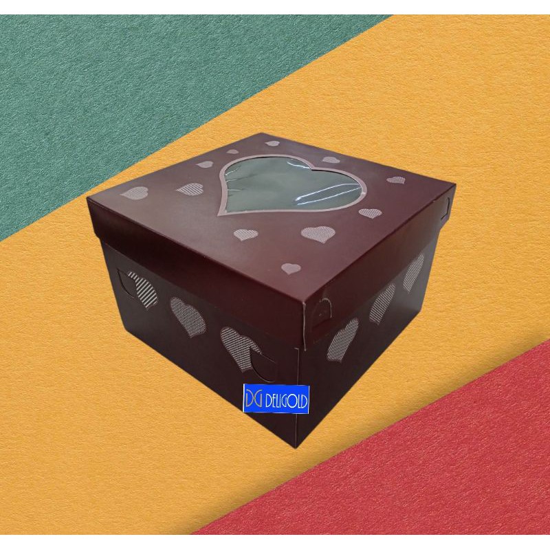 Jual Love Maron / Box Kue / Kotak Kue Tart (Tinggi 12cm) | Shopee Indonesia