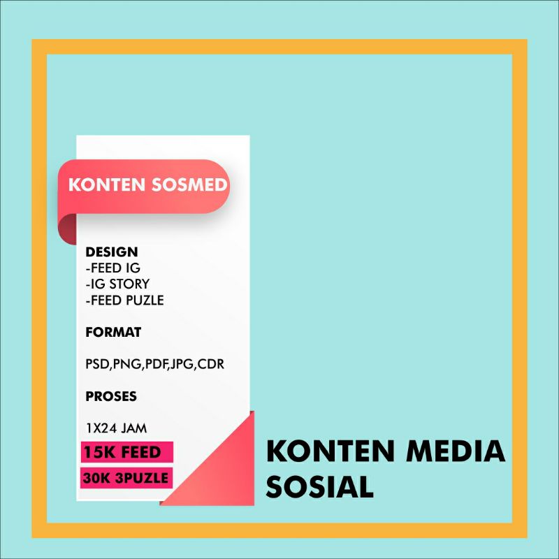 Jual jasa desain konten IG / social media content | Shopee Indonesia