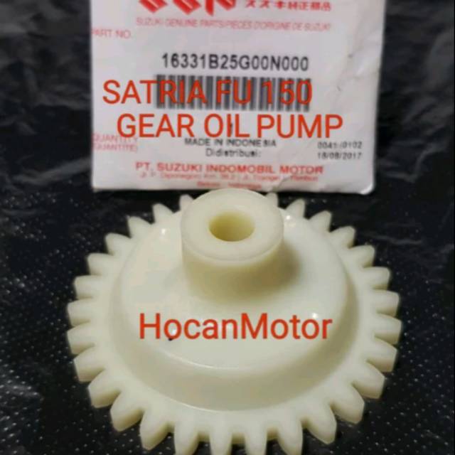 Jual GEAR POMPA OLI GEAR OLI PUMP DRIVEN SATRIA FU 150 ORISINIL SUZUKI ...