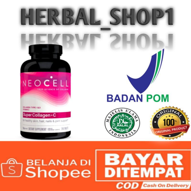 Jual Neocell Super Collagen+C Type 1 & 3, 6000 mg 120 Tablets | Shopee Indonesia