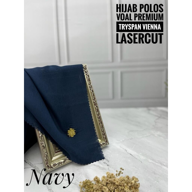 Jual Hijab polos voal premium / hijab polos voal Tryspan Vienna / hijab ...