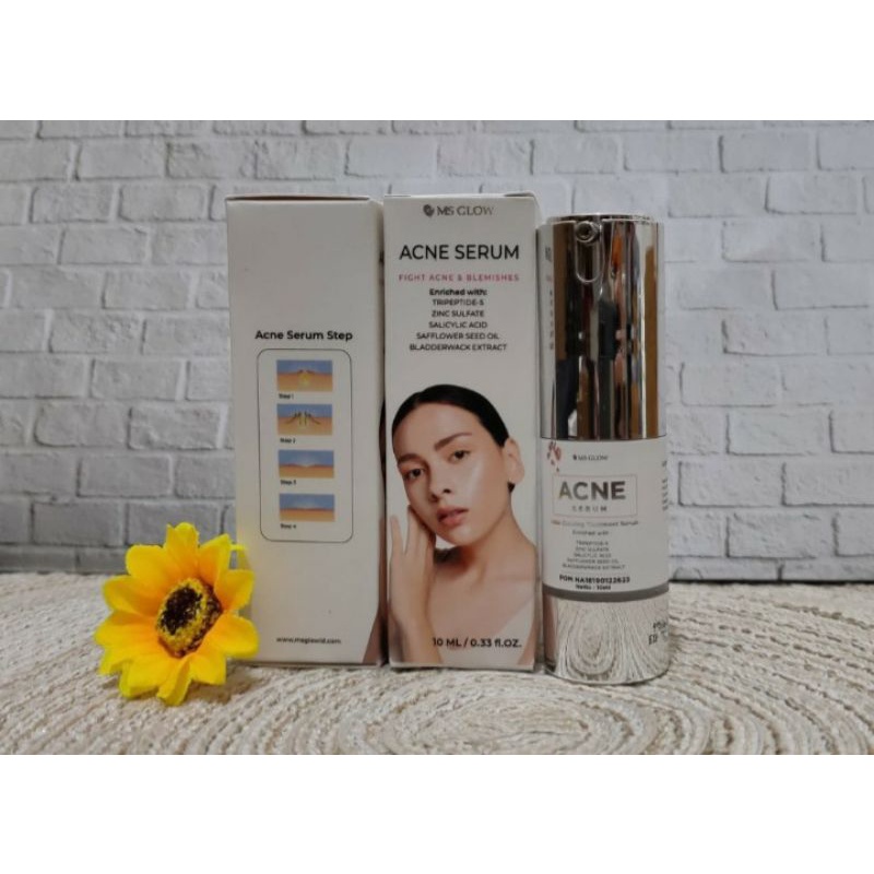 Jual MS GLOW SERUM ACNE | Shopee Indonesia
