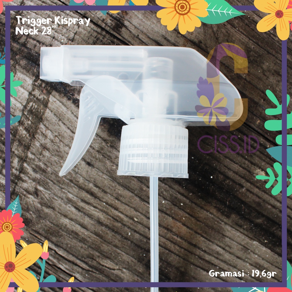 Jual CAPS TUTUP BOTOL TRIGGER KISSPRAY NECK 28 NATURAL IMPORT TEBAL ...