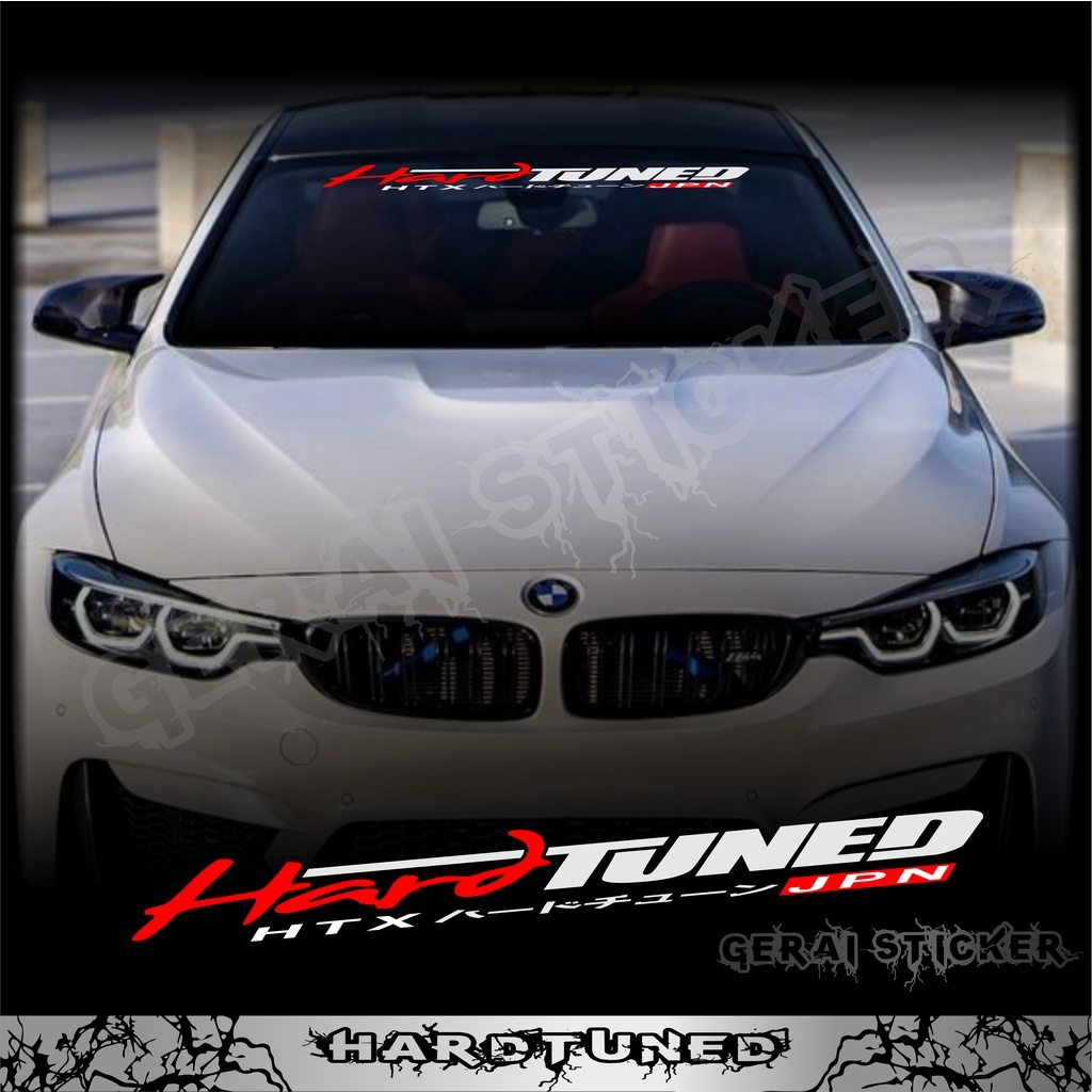 Jual stiker kaca mobil HARDTUNED cutting sticker kaca mobil | Shopee ...