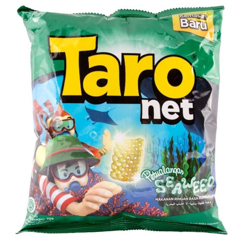 Jual Taro net snack seaweed 62gr | Shopee Indonesia