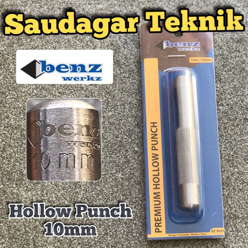 Jual Hollow Punch Benz 10mm pukul Pembuat Lubang Plong Pembolong plat ...