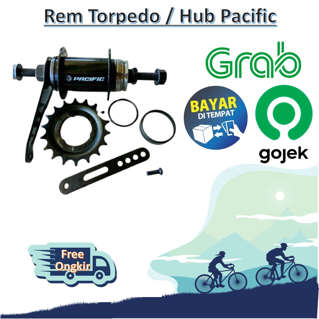 Jual [Aprilicia] REM TORPEDO SEPEDA FIXIE TERPEDO HUB FREEHUB 36 HOLE ...