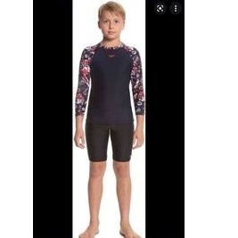 Jual Speedo baju renang anak, speedo performance rash guard youth ...