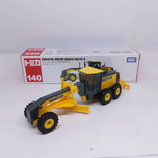 Jual Tomica No 140 Komatsu MOTOR GRADER Diecast Alat Berat Takara Tomy ...