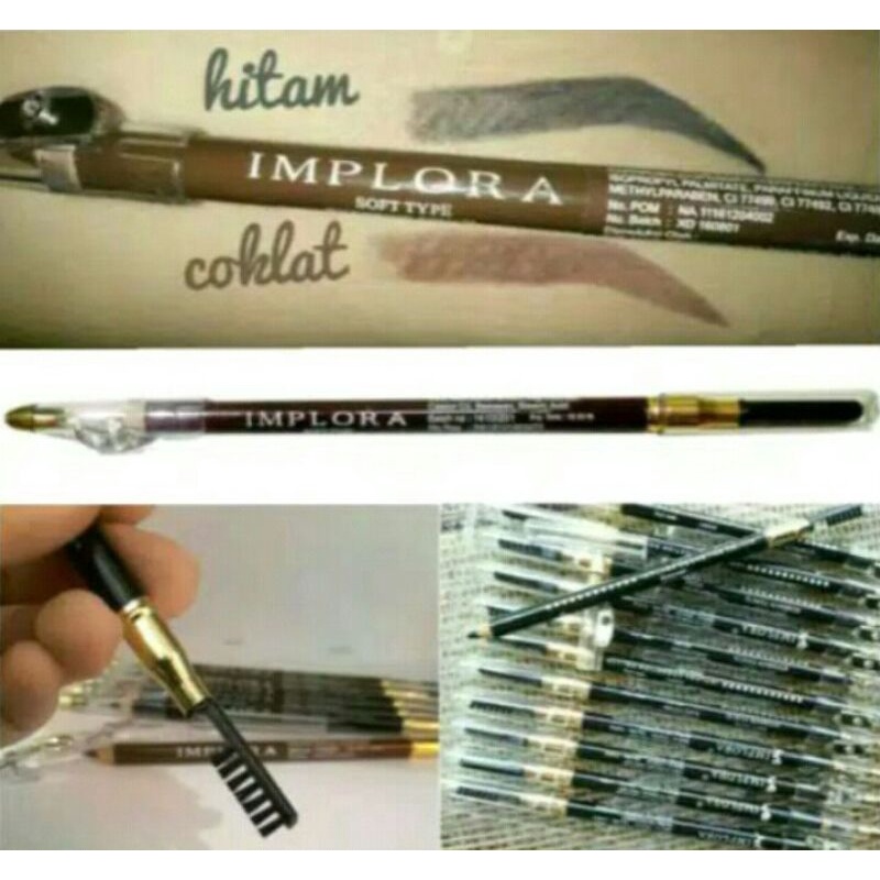 Jual eyebrow imlora pensil alis implora | Shopee Indonesia