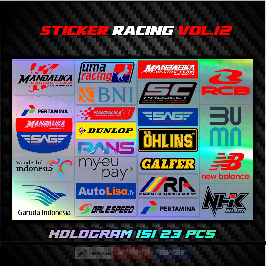 Jual Sticker Racing Stiker Motor Mandalika | Shopee Indonesia