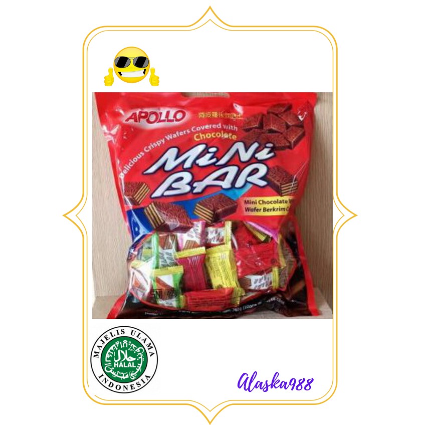Jual APOLLO MINI BAR/ WAFER COKLAT | Shopee Indonesia