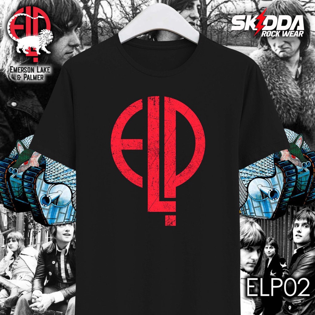 Jual T Shirt Kaos Band Rock EMERSON LAKE PALMER ELP - ELP02 - Premium ...
