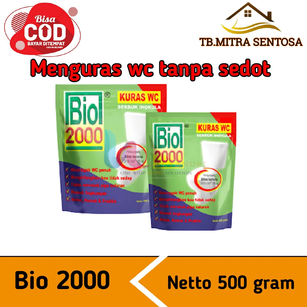 Jual Anti sumbat kuras wc kloset septic tank bio 2000 kuras sepiteng ...