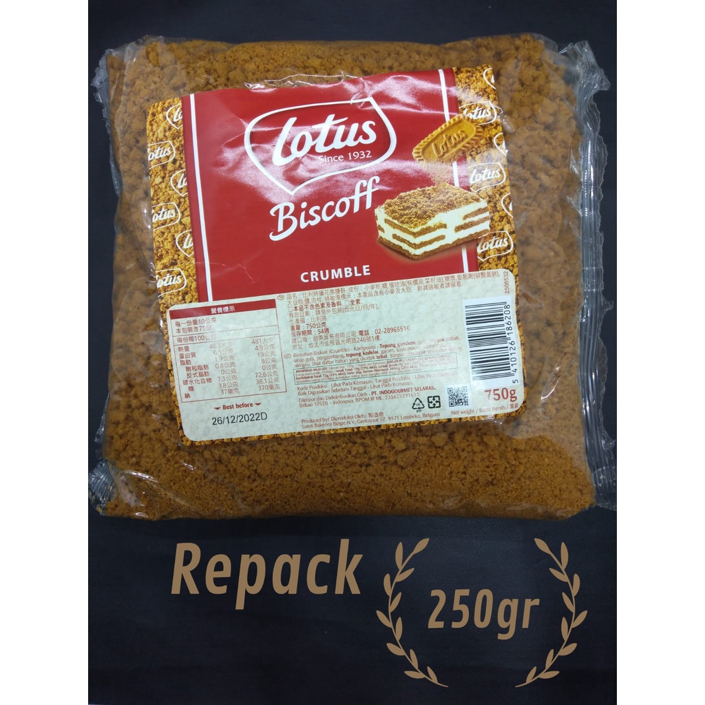 Jual Lotus Biscoff Crumble Repack 250g | Shopee Indonesia