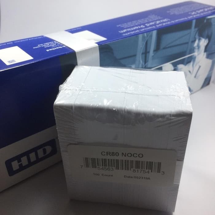 Jual KARTU PVC BLANK ID CARD ULTRACARD NOCO CR80 FARGO EVOLIS DATACARD ...