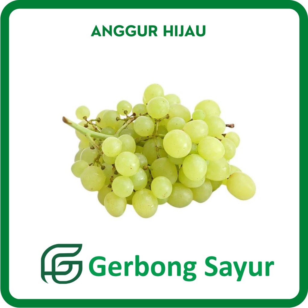Jual Buah Anggur Hijau Segar - 250g | Shopee Indonesia