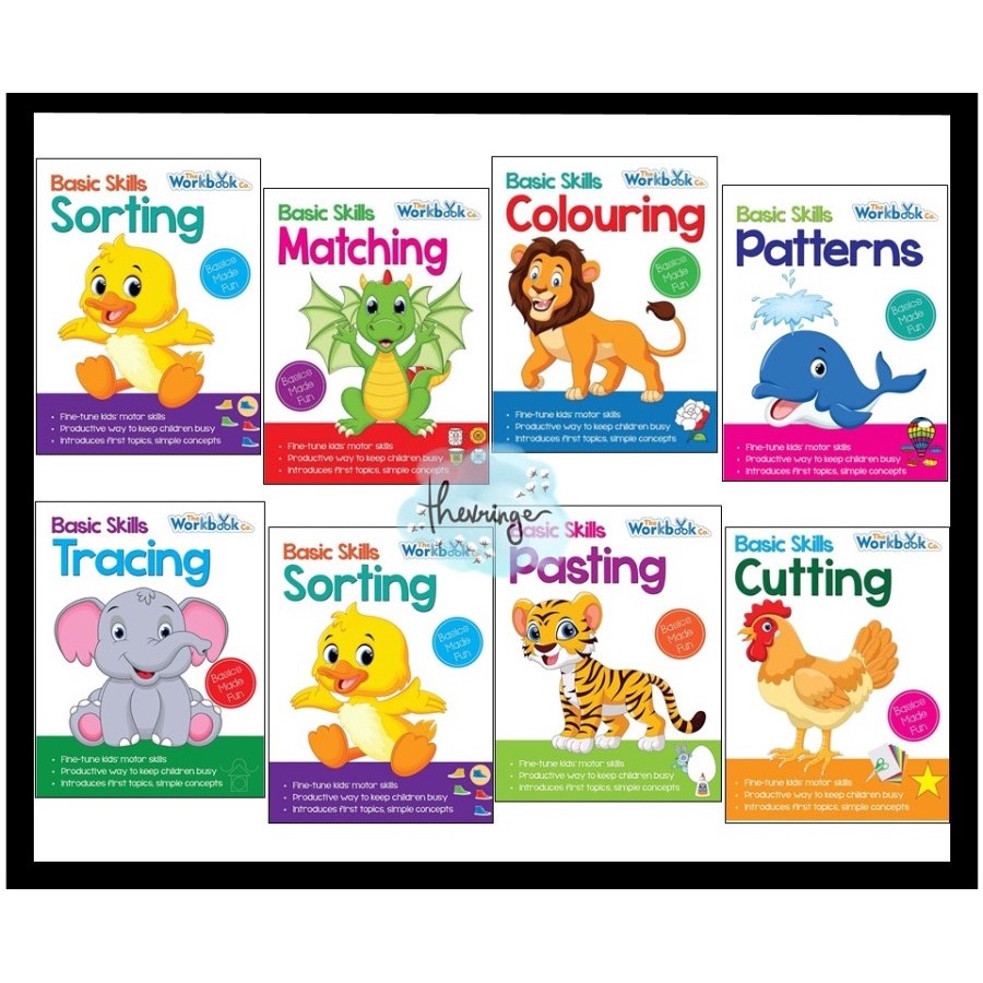Jual Basic Skills Matching Sorting Patterns Tracing Exercise Book ...