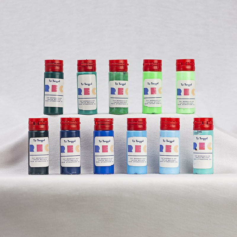 Jual PAKET REC 30 GR WARNA STABILO 7PCS Cat Poster Multifungsi Kain ...