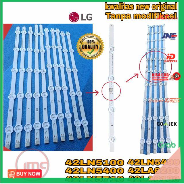 Jual LED BACKLIGHT TV LG 42LN5100 42LN5400 42LA6200 42LA6130 LAMPU LED TV LG 42LN5100 42LN5400 ...