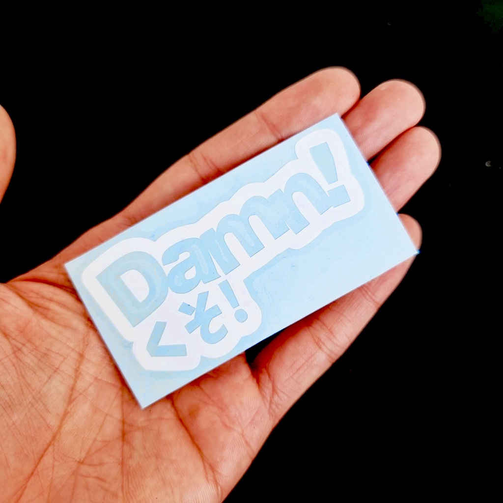 Jual STIKER JEPANG DAMN 4 WARNA PILIHAN | Shopee Indonesia