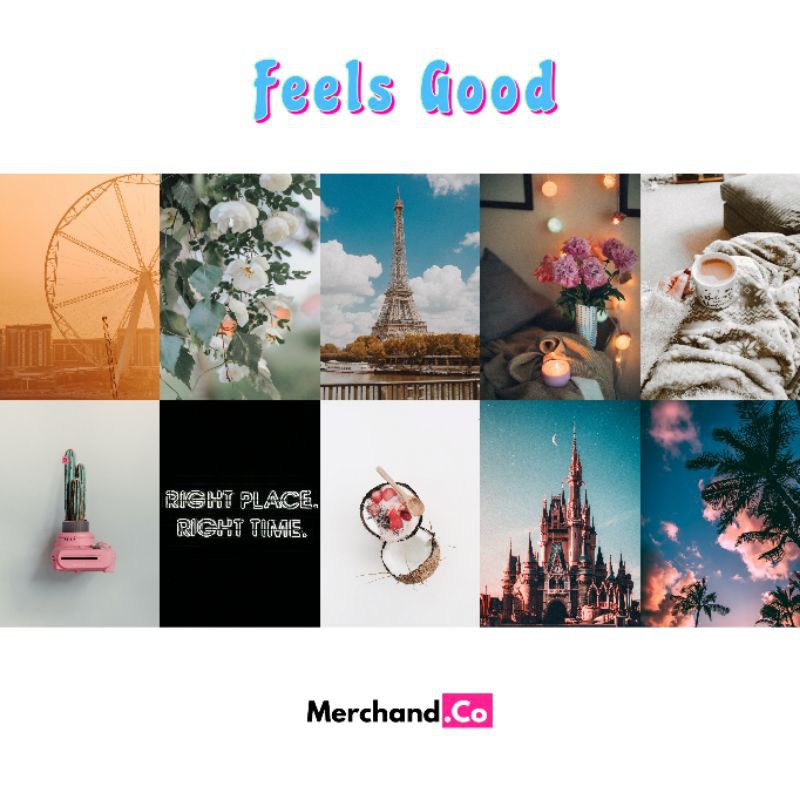 Jual (12 pcs) A5 POSTER DINDING AESTHETIC / FEELS GOOD / POSTER MINI ...
