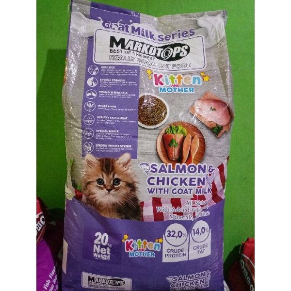 Jual Markotop Kitten And Mother 20kg Makanan Anak Kucing Markotops Baby ...