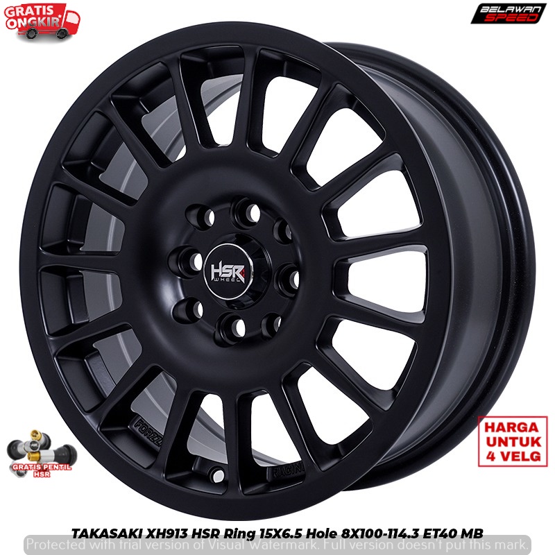 Jual VELG MOBIL RACING RING 15 UNTUK TOYOTA AVANZA JAZZ YARIS MOBILIO KARIMUN SIGRA HSR TAKASAKI ...