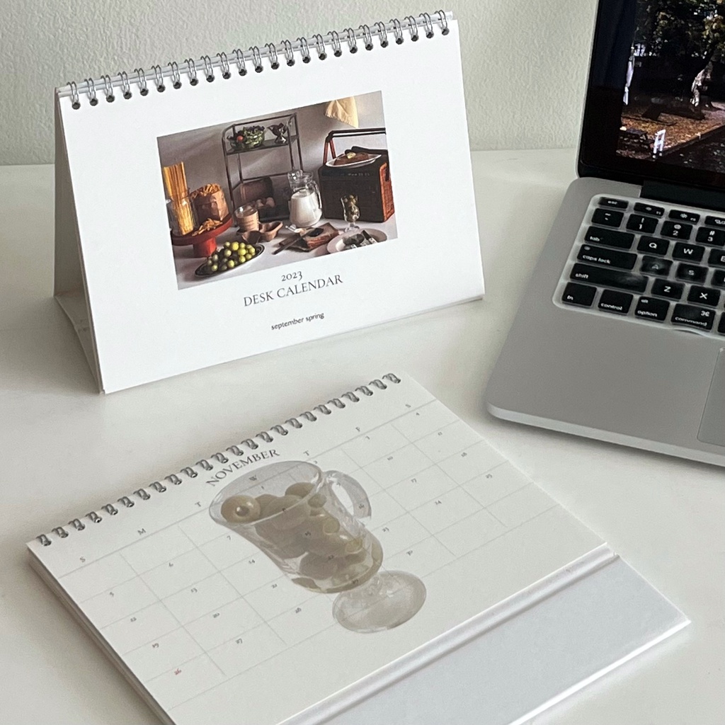 Jual On the Table 2023 Desk Calendar by September Spring Kalender Meja ...
