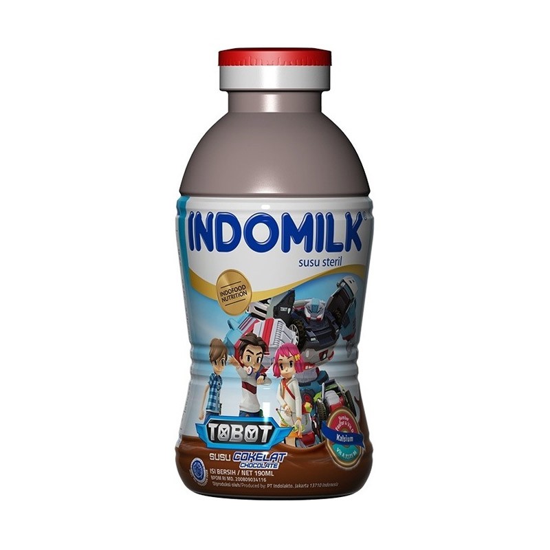 Jual Indomilk Susu Cair UHT Botol 190 mL | Shopee Indonesia