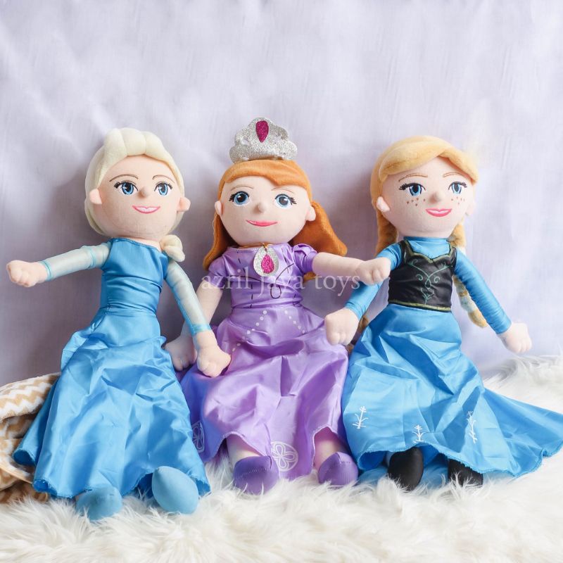Jual Boneka Frozen Elsa Dan Anna Yang Cantik Juga Imut Ukuran 50 cm ...