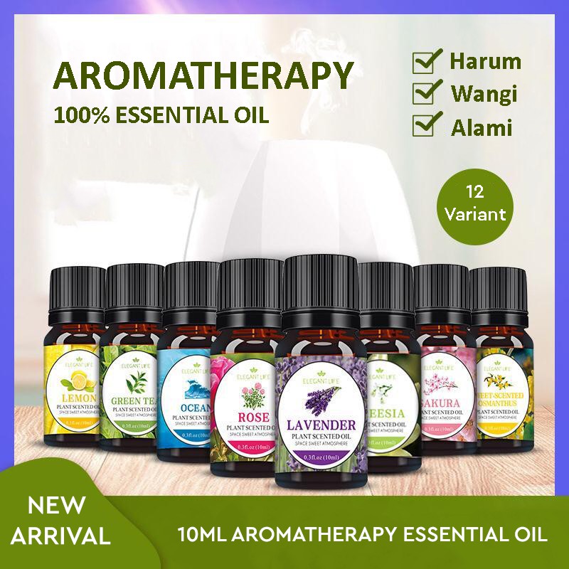 Jual ELEGANT LIFE Aromatherapy Essential Oil Minyak Diffuser | Minyak ...