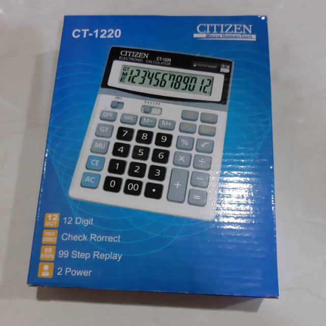 Jual Calculator CITIZEN CT-1220 12Digits | Shopee Indonesia