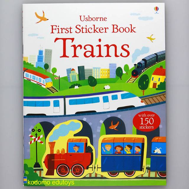 Jual Usborne First Sticker Book - Trains | Shopee Indonesia