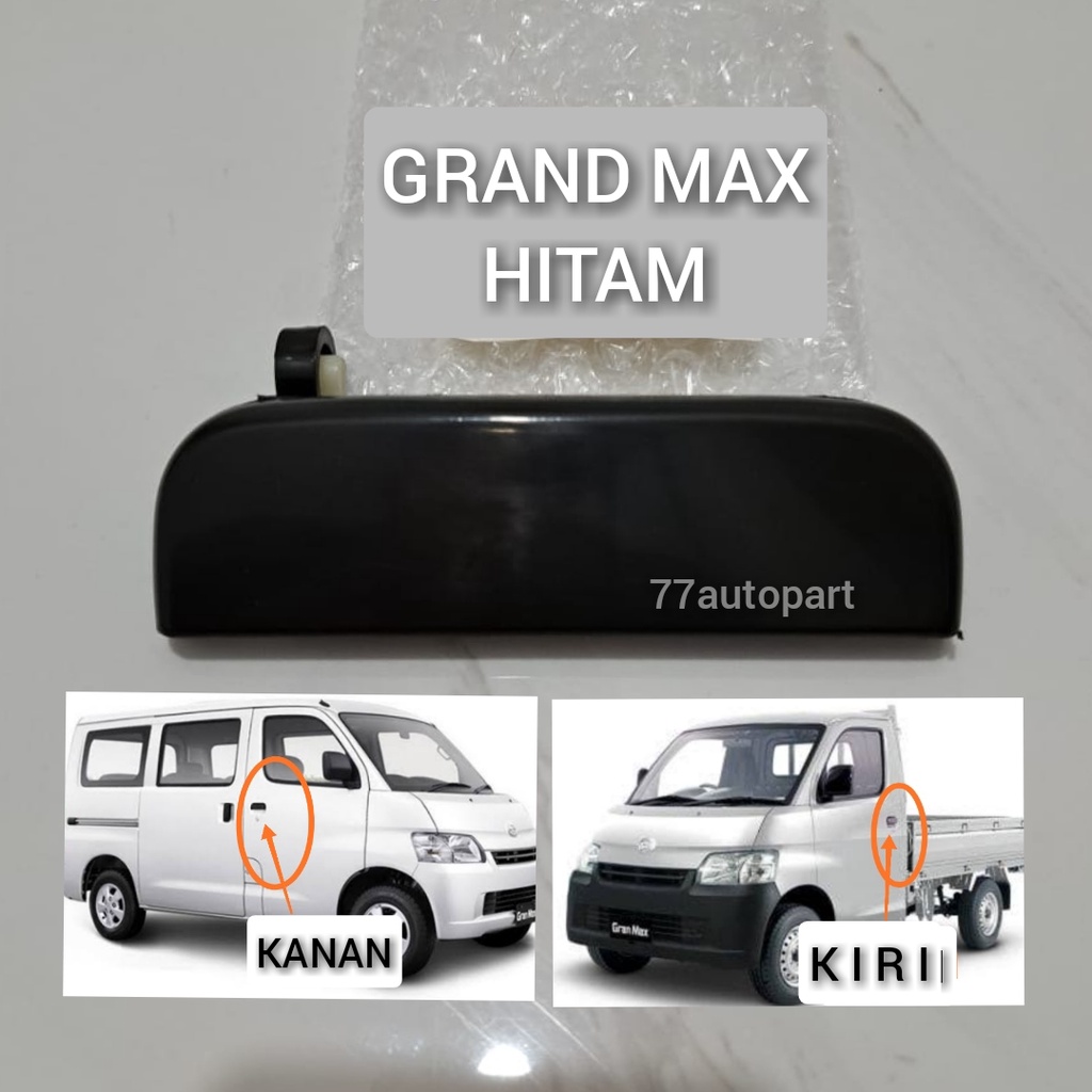 Jual handle pintu luar bukaan pintu daihatsu grandmax hitam | Shopee ...
