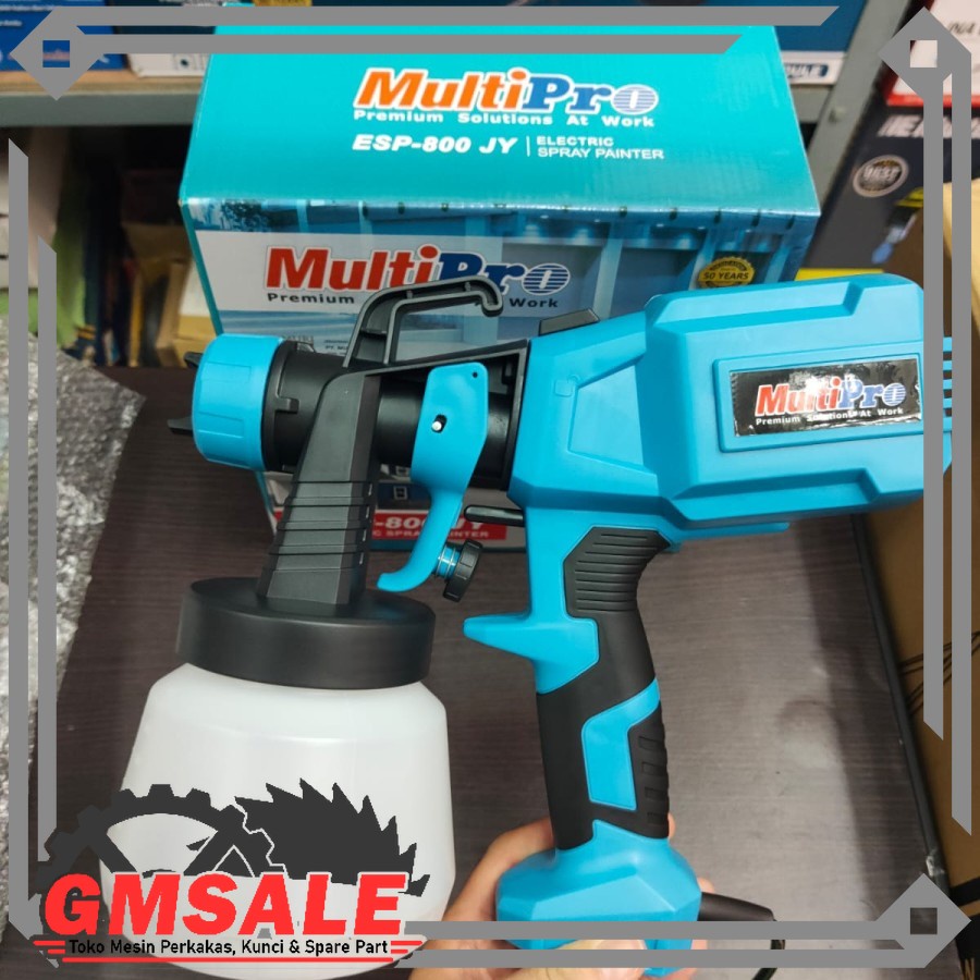Jual MULTIPRO ESP800 SPRAY GUN LISTRIK TANPA KOMPRESOR NOZZLE KUNINGAN ...