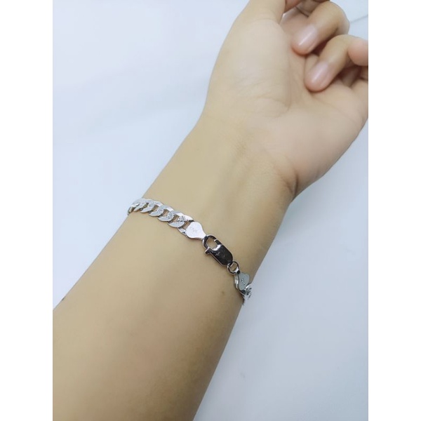 Jual GELANG PERAK 925 ASLI LAPIS EMAS/GELANG TANGAN RANTAI SISIK NAGA ...