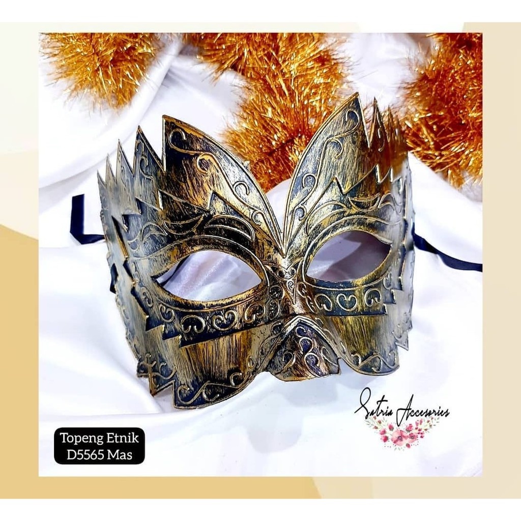 Jual Topeng Etnik D5565 Mas/topeng pesta/mask party | Shopee Indonesia
