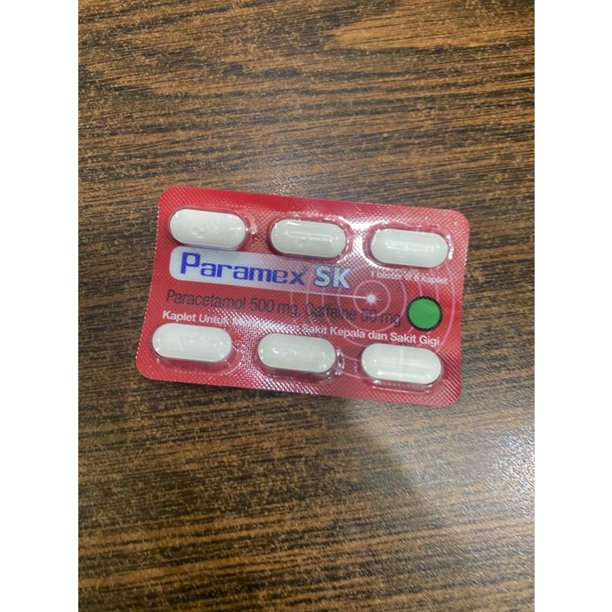 Jual $$] Paramex SK sakit kepala dan gigi - 1 papan 6 taplet | Shopee ...
