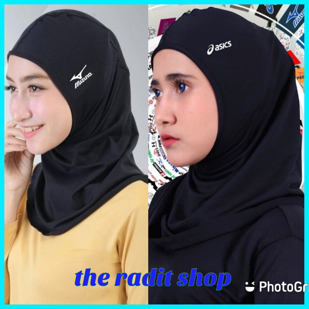 Jual hijab olahraga ninja/kerudung sport/jilbab manset/ hijab voly ...