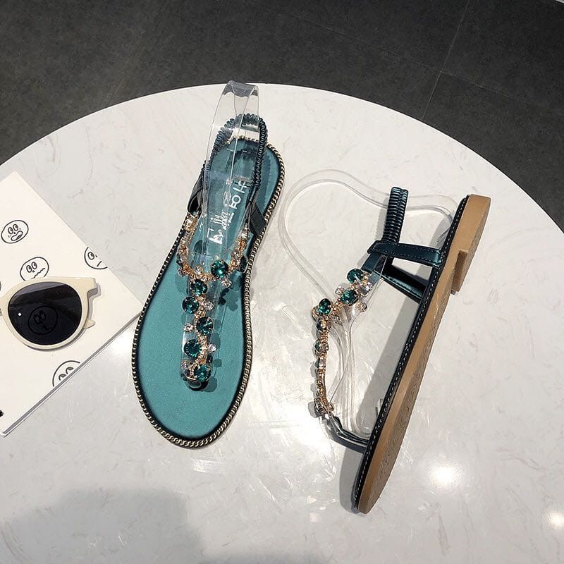 Jual Korean Stone Roman Thong Sandals / Sendal Pantai Wanita 5042 (Size ...