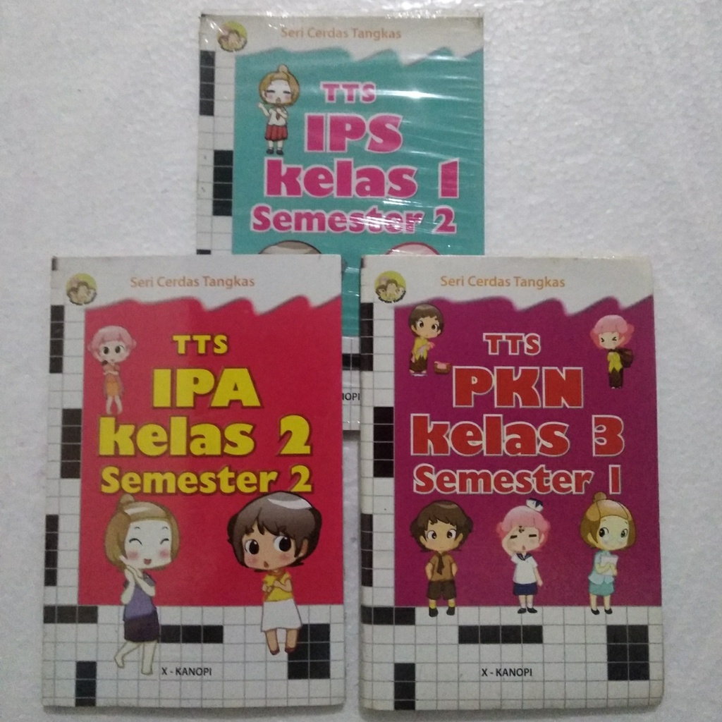 Jual Original Paket 3 Buku Seri Cerdas Tangkas TTS IPS Kelas 1 smtr 2 ...